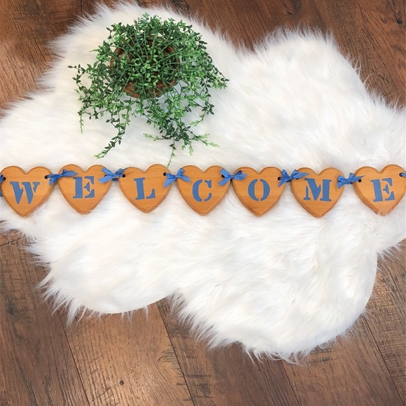 Vintage | Wall Decor | Vintage Welcome Garland | Poshmark